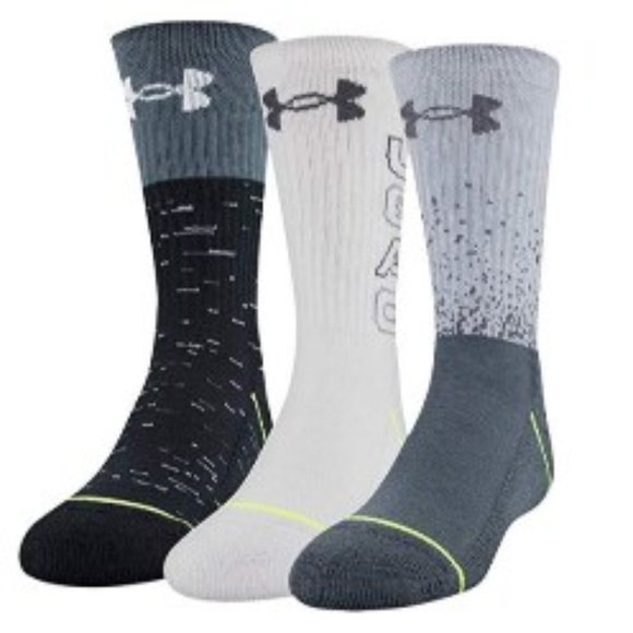 Under Armour | Accessories | Ua Socks Phenom Crew Sports Athletic ...